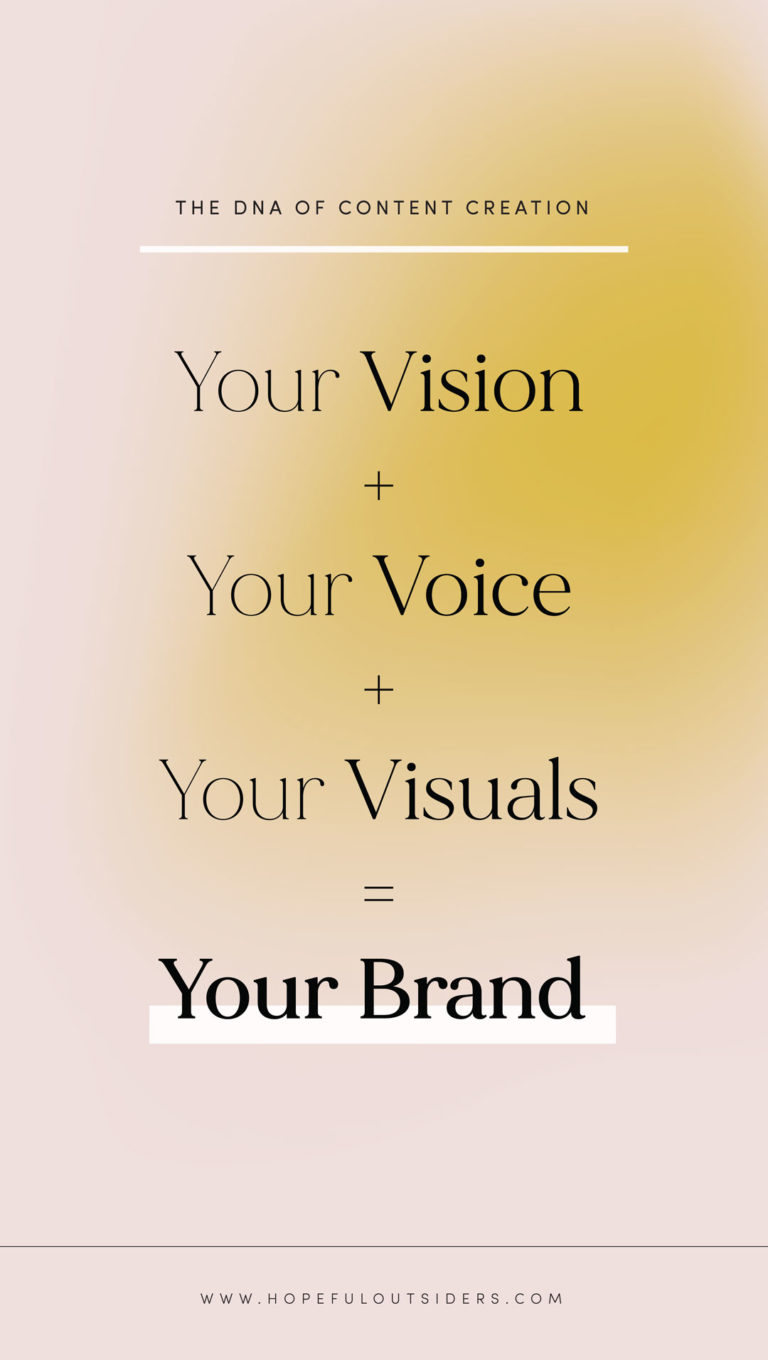 The DNA of Content Creation for Creatives - hopefuloutsiders.com